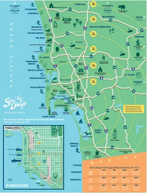 Travel Trade Maps | San Diego